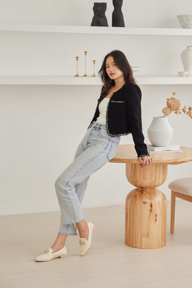 Rowan Chain Loafers in Cream – Sunday Staples